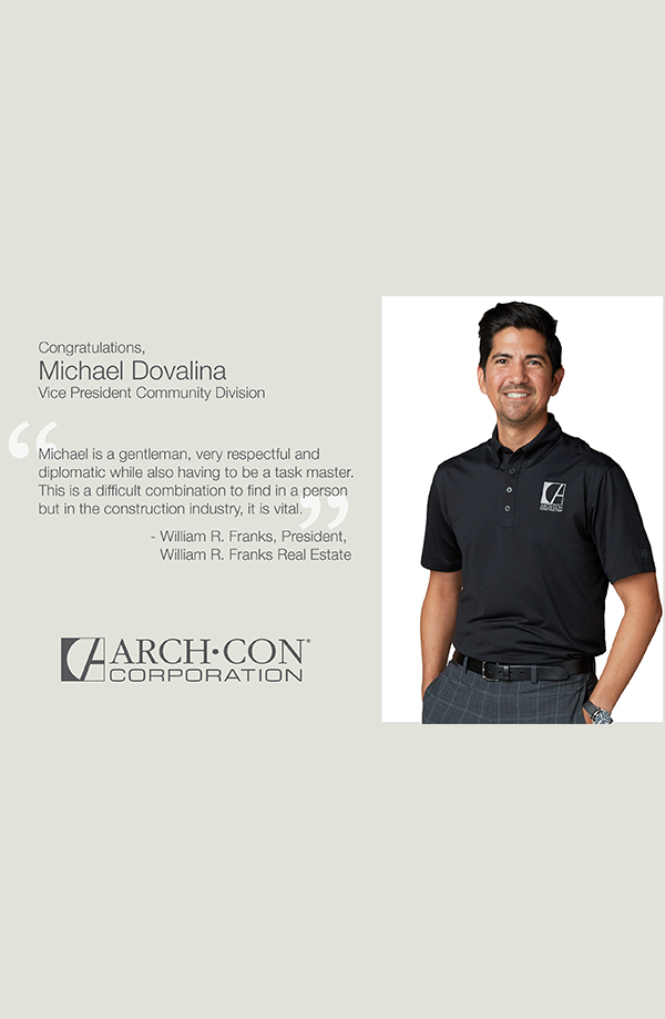 Arch-Con names vice president of Community Division - Arch-Con Corporation
