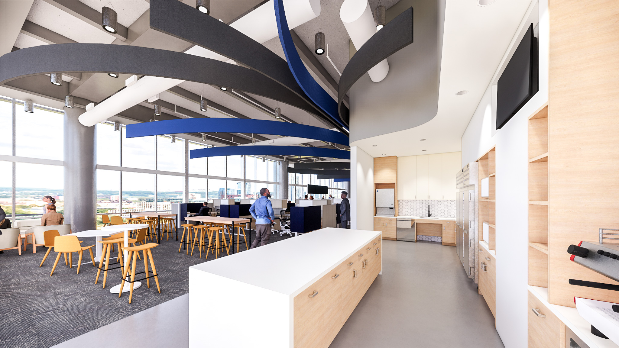 Full floor office build-out underway in One Buffalo Heights for energy ...